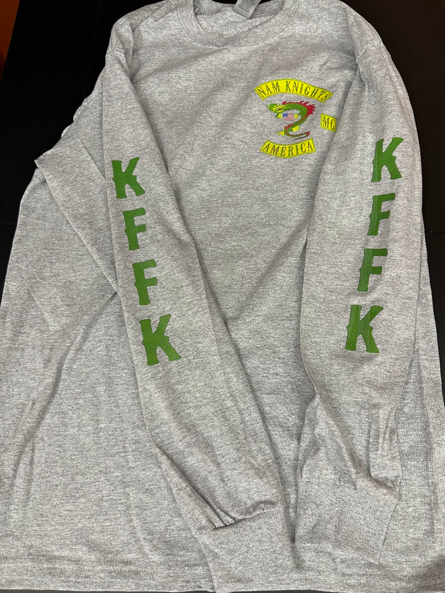 NK Ribbon & KFFK sleeves - Long Sleeve Shirt - Gray – Southern Tier Nam ...